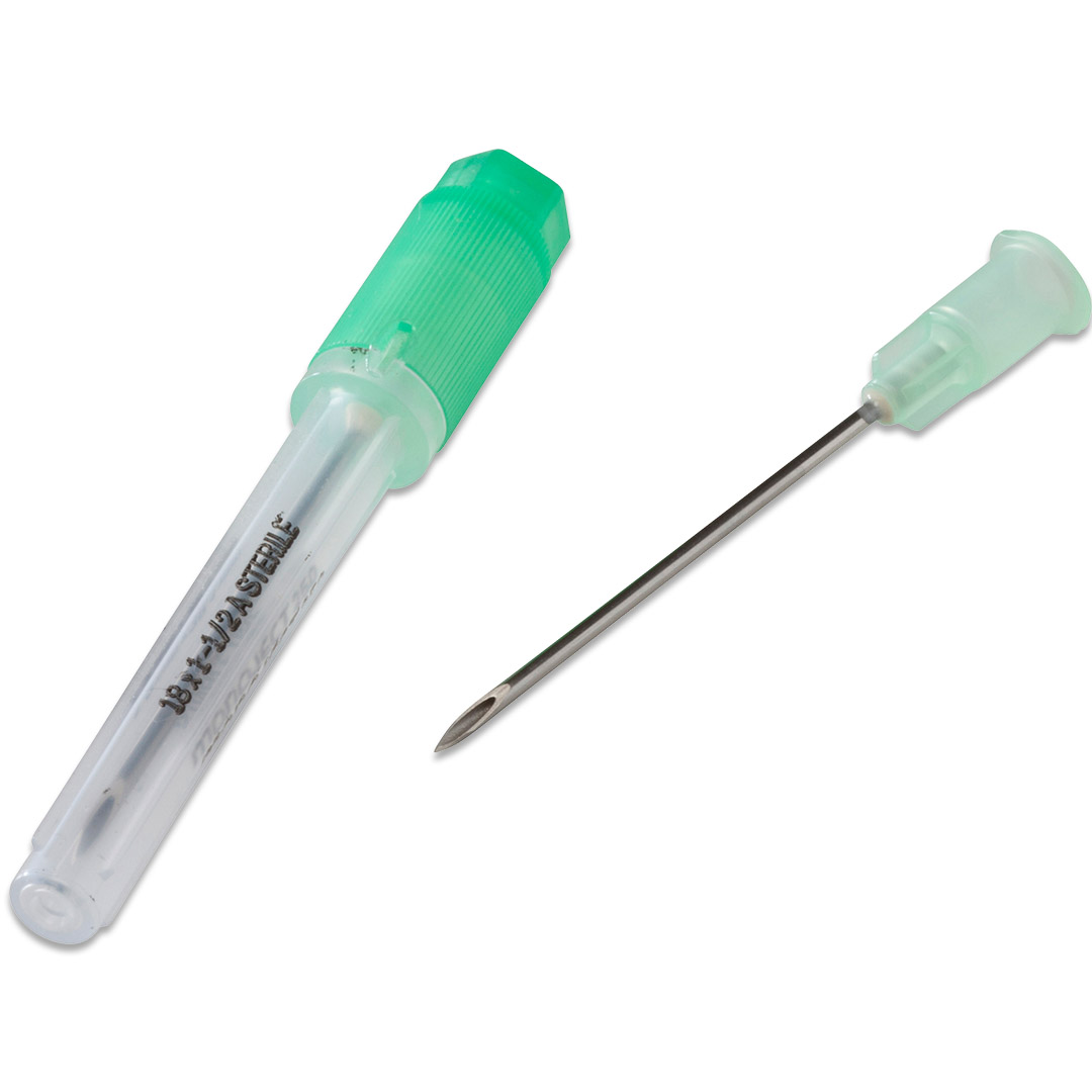Monoject Standard Hypodermic Needle, 22G x 1-1/2" | OBGYN Supply