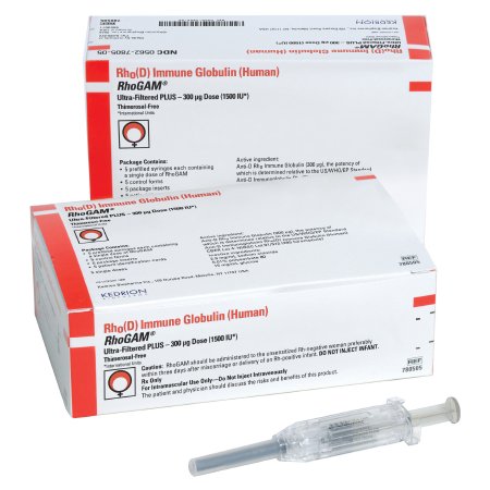 Ortho RhoGAM Ultra-Filtered Plus Prefilled Syringe | OBGYN Supply