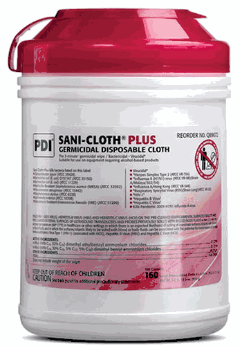 PDI Sani-Cloth Plus Germicidal Disposable Wipe Q89072 | OBGYN Supply