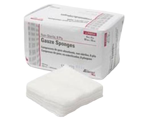 Pro-Advantage 4" x 4", 8-Ply, Non-Sterile Gauze Sponges P157117 | OBGYN ...