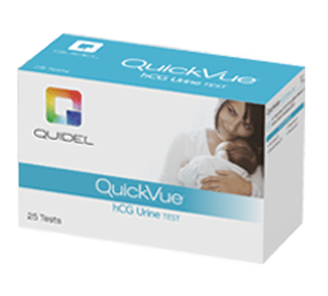 Quidel QuickVue hCG Urine Cassette Pregnancy Test 20109 | OBGYN Supply