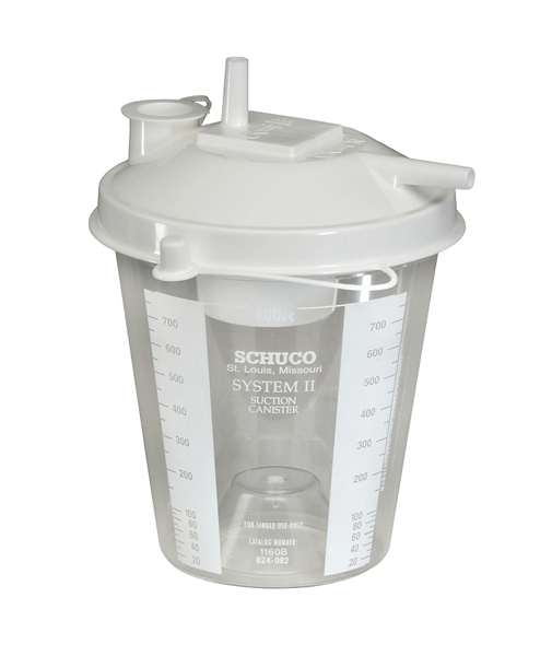 Schuco Allied Disposable Suction Canister 800cc | OBGYN Supply