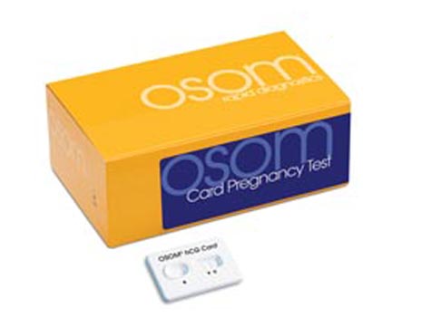 Sekisui OSOM hCG Pregnancy Card Test 102 | OBGYN Supply