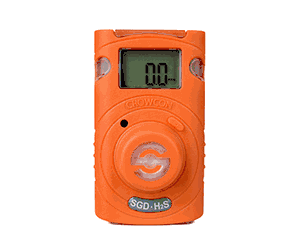 Crowcon Clip SGD Maintenance Free Single Gas Disposable Monitor, H2S 10 ...