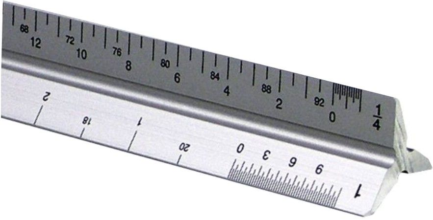 12" Alvin Aluminum Architects Scale 2200 Series