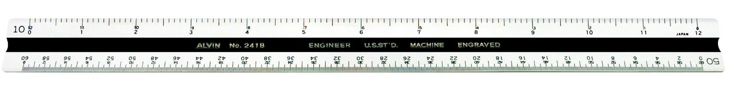 12" Bamboo Engineering Scale Model 241B