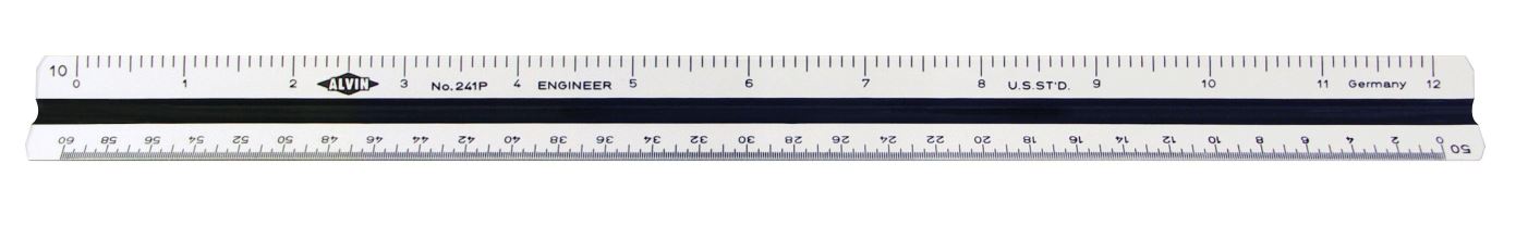 12" Hi Impact Plastic Engineering Scale Model 241P