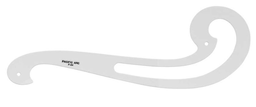 14" French Curves Pattern 24 Irregular Curve