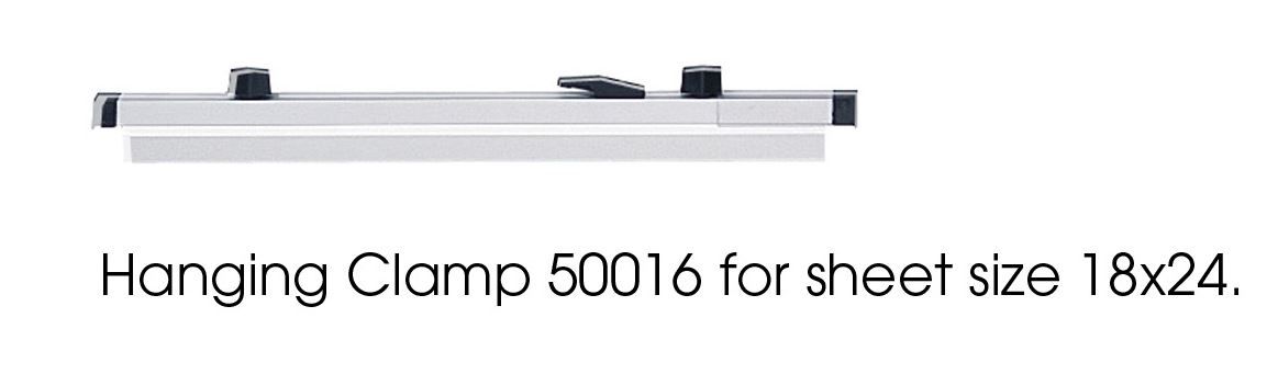 Safco Hanging Clamps 18" Long 50016 Clamps for Blueprint Plans