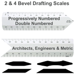 Drafting Scales Architect, Engineers, & Metric Scale Drafting Rulers