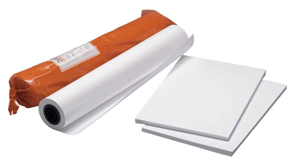 24x50 Yd Roll Bright White Bond Color Inkjet Plotter Paper 24lb
