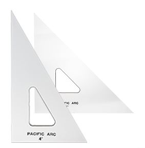 Academic Triangles: Student Triangles 30 60 & 45 90 Drafting Triangle