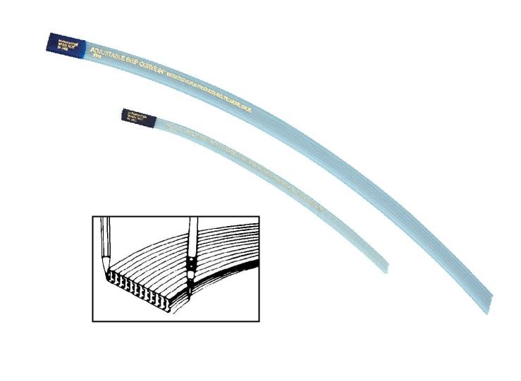 36" Acu-Arc Adjustable Curve Arc Drafting Woodshop & Ship Design Tool
