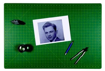 35.8" x 71.7" Magic Cutting Mat Green Self-Healing with Grid