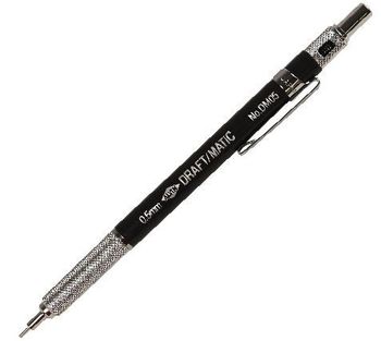.5mm Black Draft/Matic Alvin Mechanical Drafting Pencil