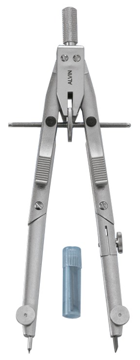 6" Alvin Silverline Master-Bow Compass