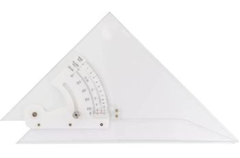 8" Adjustable Triangle with Inking Edge