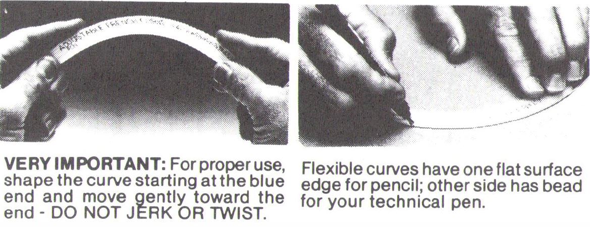Acu-Arc Adjustable Curve One Tool is a French, Ship & Spline Curve
