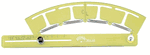 Acu-Arc Adjustable Ruler: The Curve Tool Draw & Measure Arcs & Circles