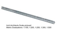 6" metric scales mini drafting scale rulers by Alumicolor