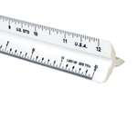 Mechanical Scale Rulers for the Design & Reading of Mechanical Drawings
