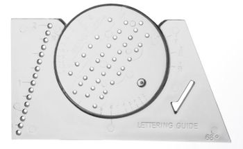 Ames Lettering Guide Template