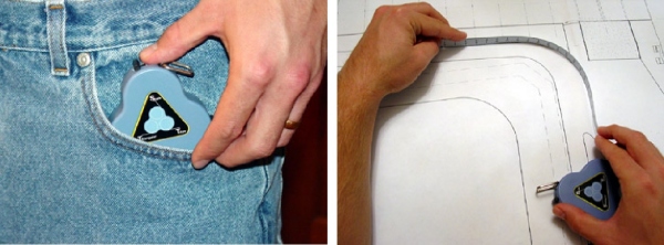 Triangular Architects Scale Tape & Engineers Measuring Scale Tape