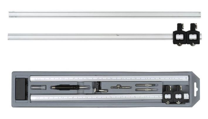 Beam Compass Draw Large Circles & Arcs with Drafting Beam Compass