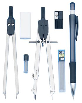 Beginner Drafting Instrument Kit has Alvin Compass & Divider