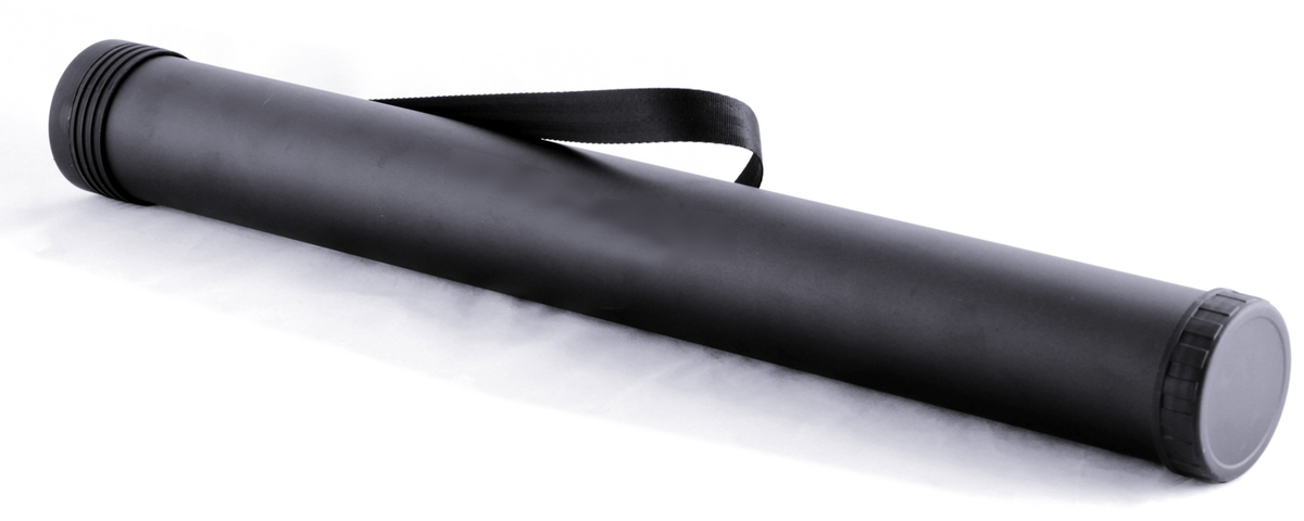 24" Aluminum Drafting Document Tube Black