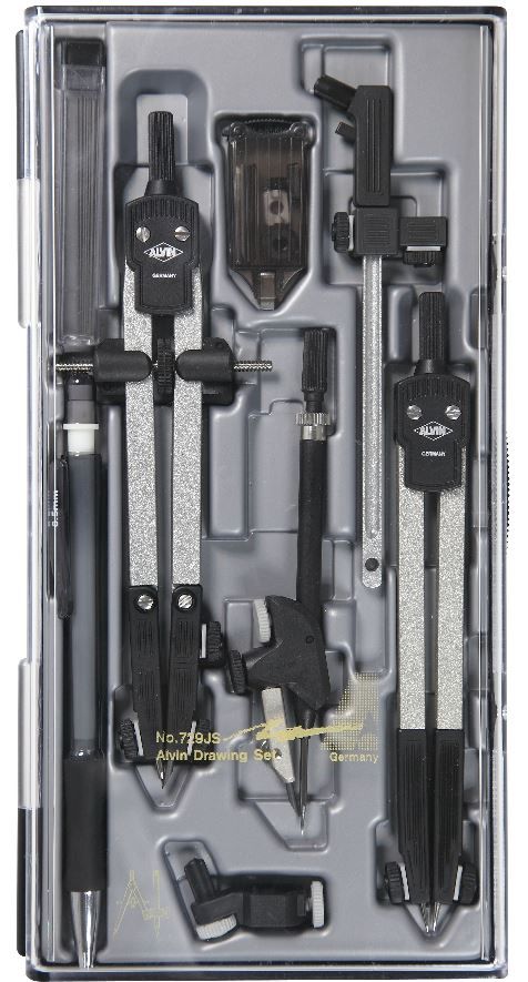 Combination Universal Speed Bow Compass Drafting Instrument Kit