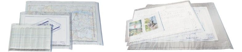 Document Protectors Waterproof Covers for Blueprint Drawings Maps