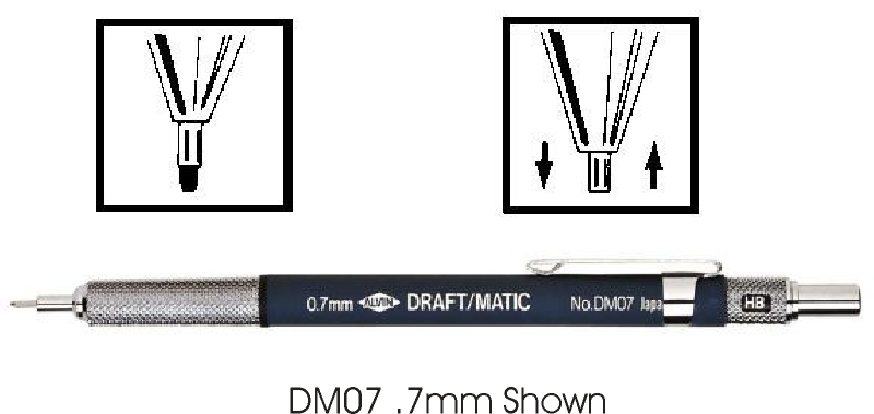 Alvin Draft/Matic Mechanical Pencils: The Steel Grip Drafting Pencil