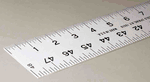 Cutting Ruler: Stainless Steel Beveled Straightedge Ruler for Cutting