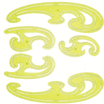 Curve Rulers & Flexible Curves for Drawing & Measuring Curved Shapes