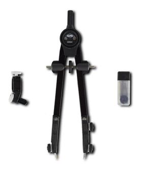 Introductory 6" Bow Drafting Compass, Divider & Pen Adapter