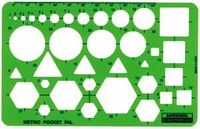Metric Stencils: Metric Drafting Symbols Circles, Ellipses for Drawing