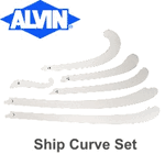 Curve Rulers & Flexible Curves for Drawing & Measuring Curved Shapes