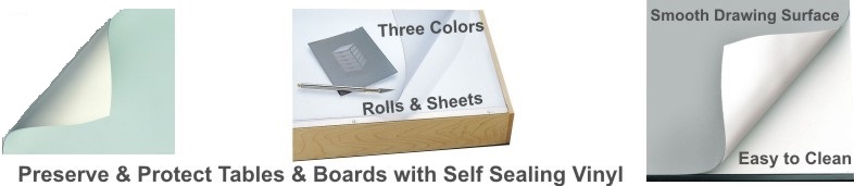 Vyco Board Cover: The Drafting Table Cover Rolls & Sheets