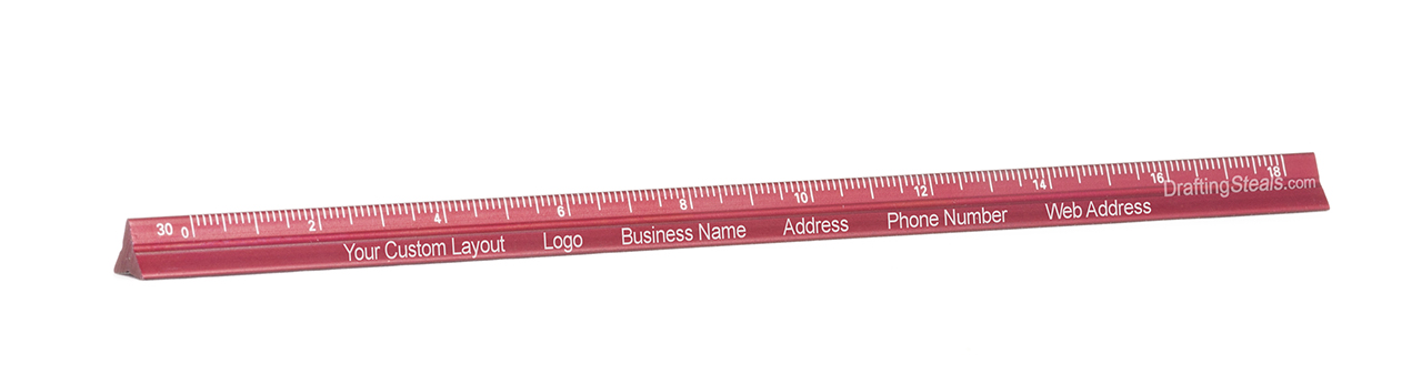 Engineering Scale 6" Mini Ruler - Custom imprint company logo on ...