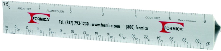 Architects Scale 6" Hollow Custom Imprint Your Logo