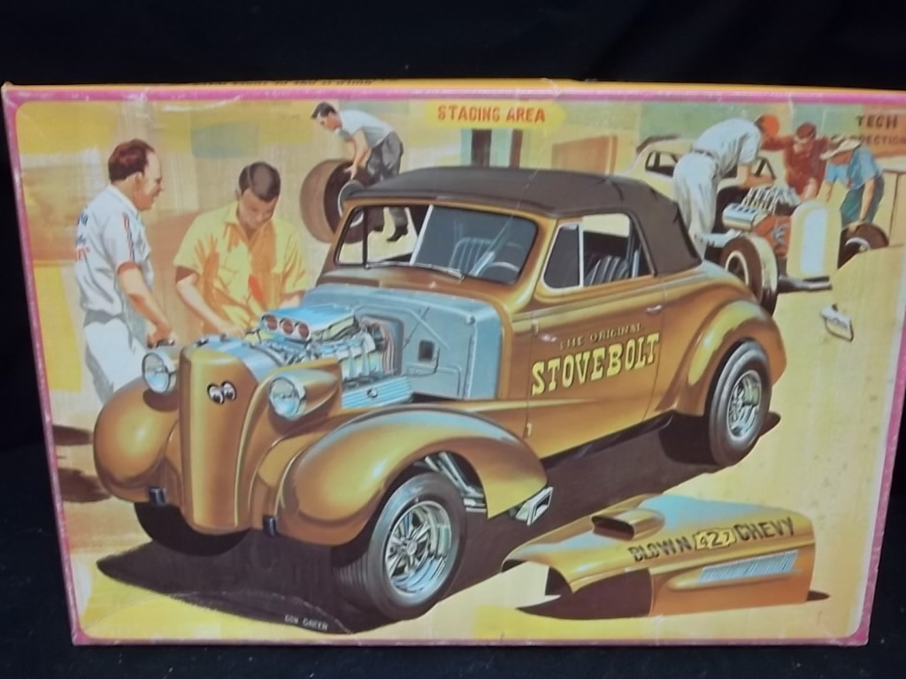 AMT T316 -- '37 Chevy Convertible 3'n1 / Stock, Drag, Custom 1:25