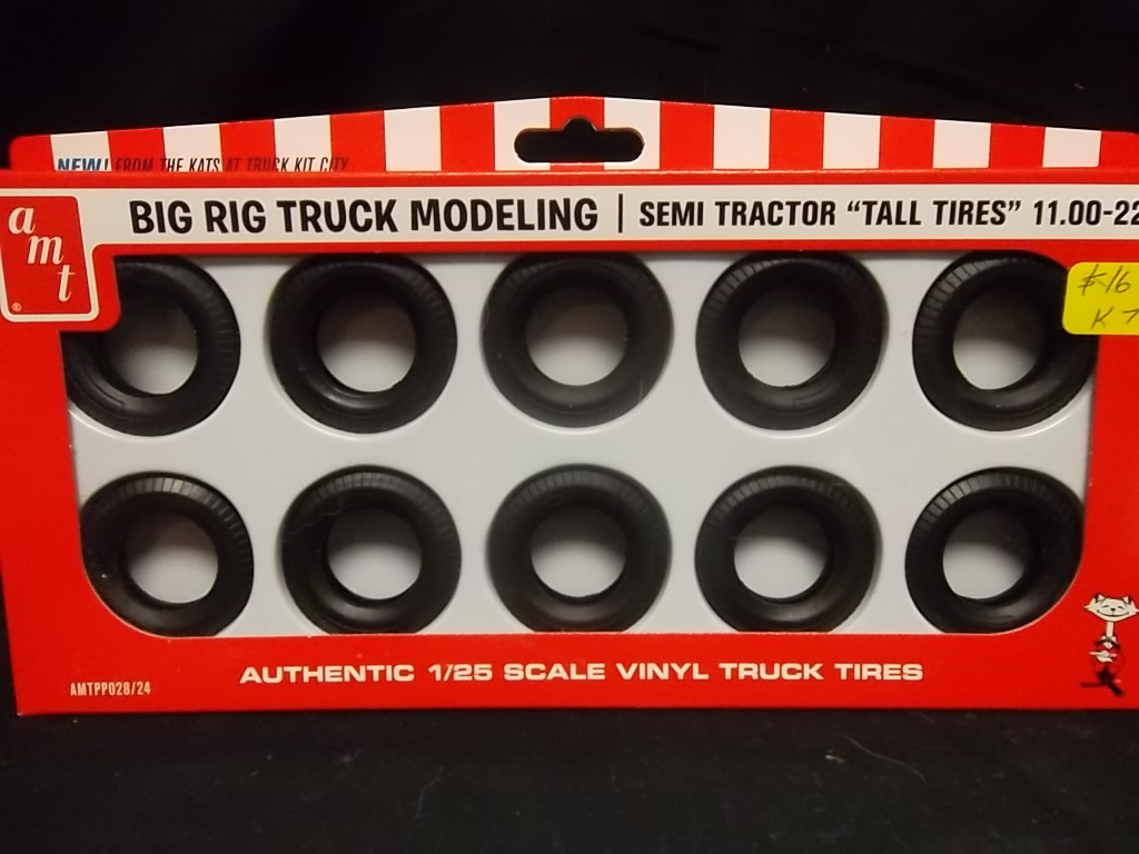 AMT pp028 -- Big Rig Truck Modeling / Semi Tractor "Tall Tires" 11.00 ...