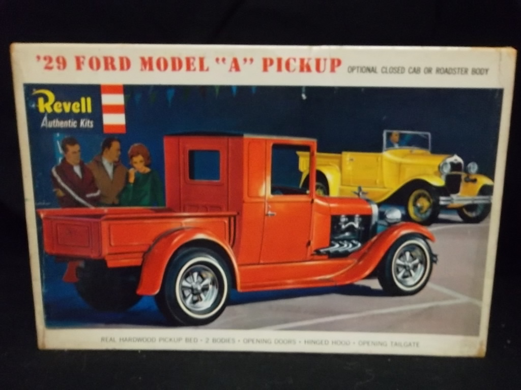 Revell H-1272 -- '29 Ford Model "A" Pickup / Optional Closed Cab or ...