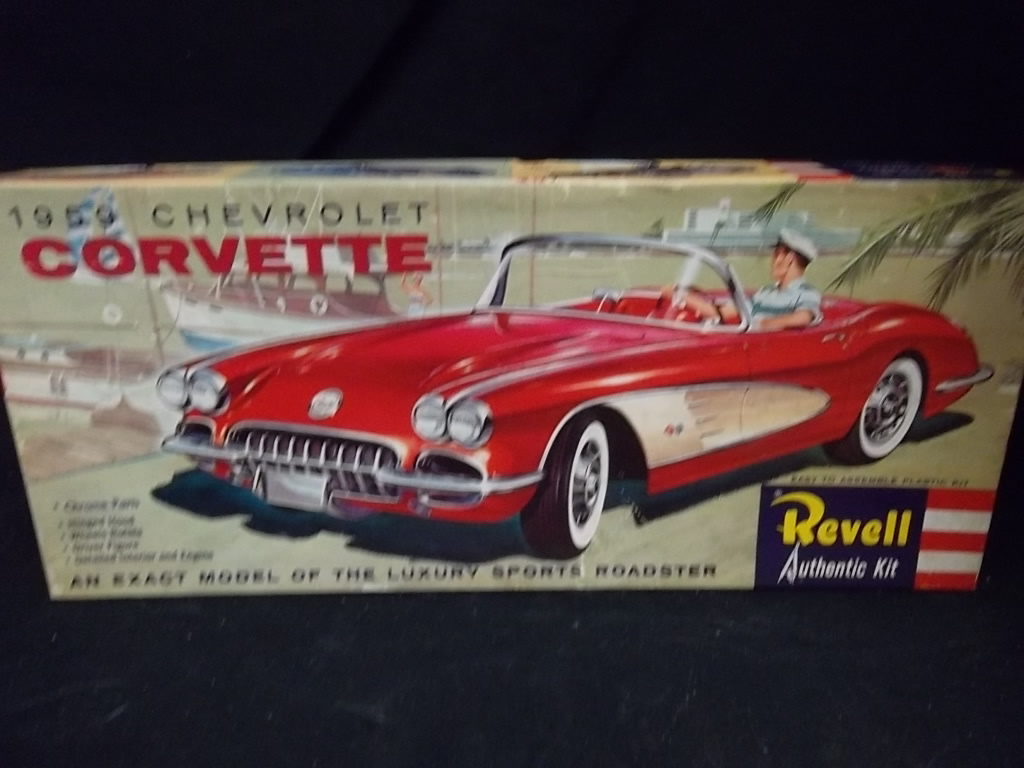 Revell H1232 -- 1959 Chevrolet Corvette /1958 Release
