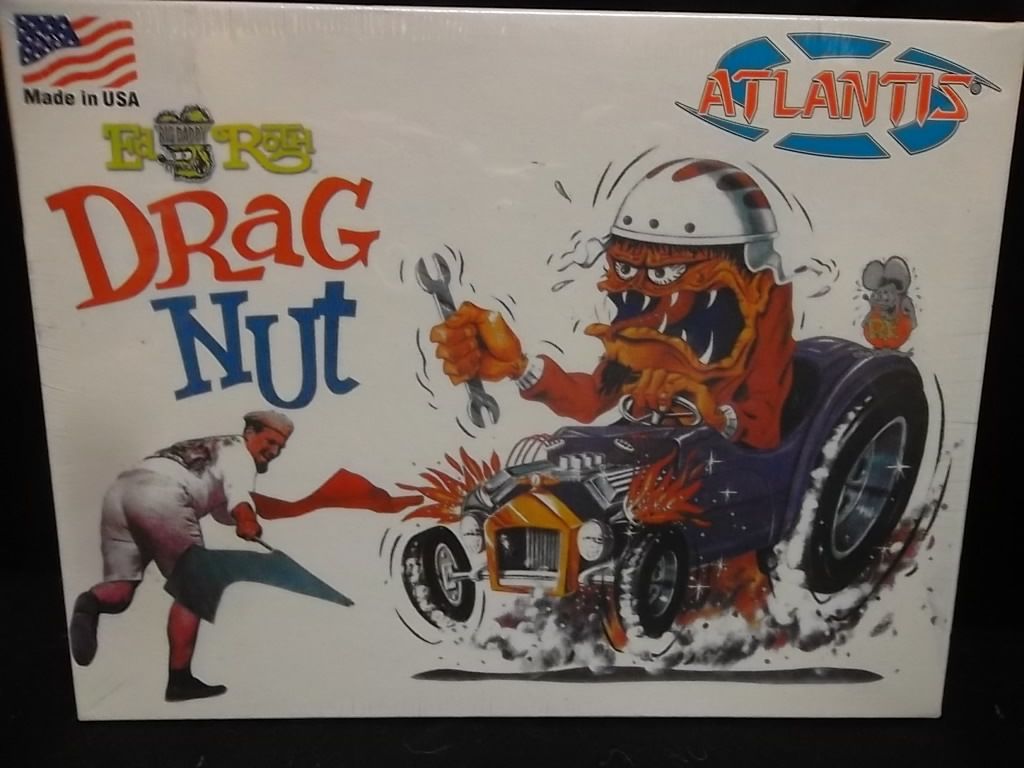 Atlantis H1303 -- 'Drag Nut' Ed "Big Daddy" Roth / 5in.length x 7in. tall
