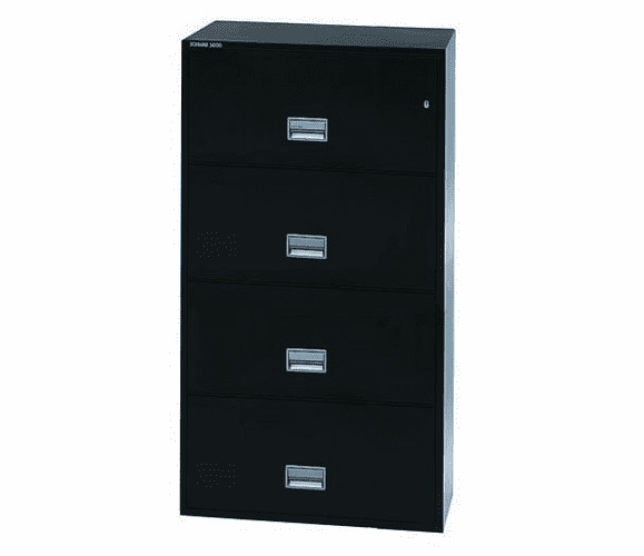 4L3010 30" Wide, 4-Drawer Fireproof & Impact Resistant