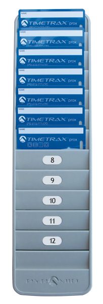 500-12 12 Pocket Employee Badge Rack By Pyramid