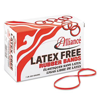 ALL37176 Latex-Free Orange Rubber Bands, Size 117B, 7x1