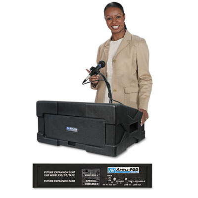 APLS124 Amplipod Portable Podium PA System, 50-Watt Mul